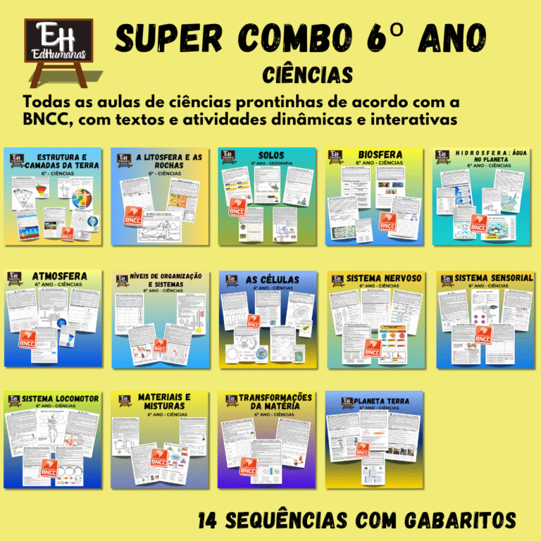 Combo Ciências – 6º ano – edhumanas.com.br